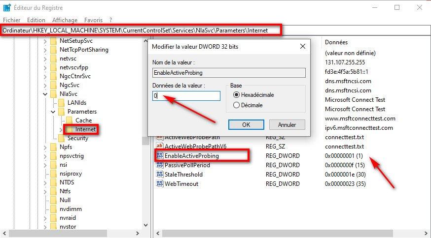 Résoudre "Redirection de Msftconnecttest" [5 Solutions]